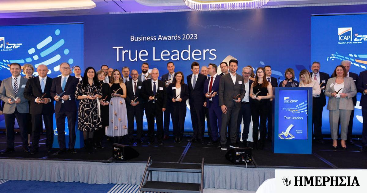 ICAP CRIF: Βράβευσε τους 112 «TRUE LEADERS» για το 2023 | Ημερησία